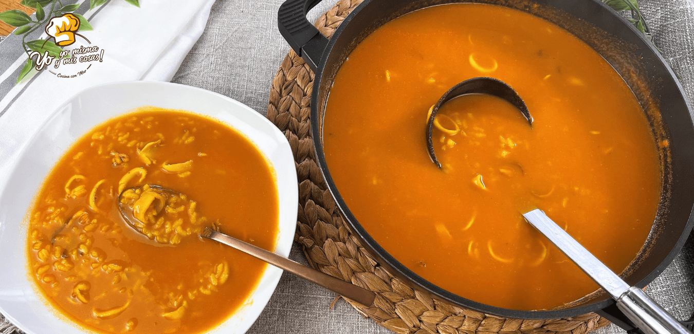 Sopa Casera con arroz y calamares sublime ¡Que sabor! 1 | Yo, yo misma ...